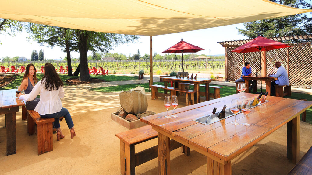 Hook & Ladder Winery Enhances Guest Experience with Redwood