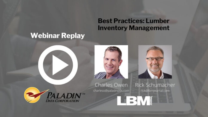 Webinar Replay: Best Practices: Lumber Inventory Management