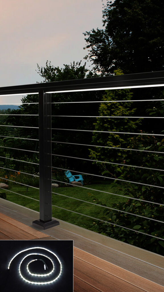 Innovative Outdoor Living: RailFX™ Under Rail LED Lighting
