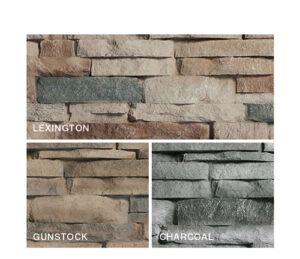 Qora Cut LedgeStone TightStack panels