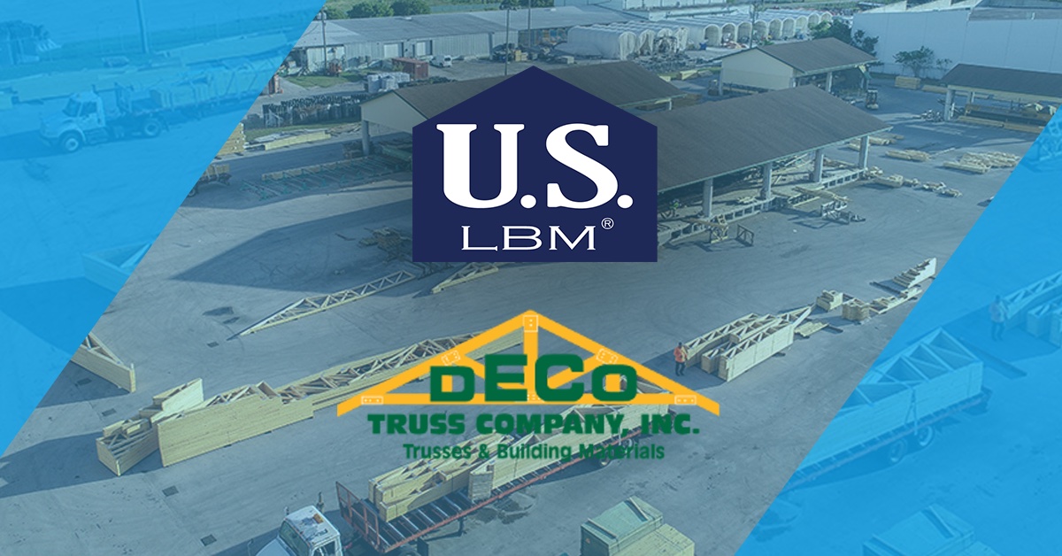 US LBM acquires Deco Truss of South Florida