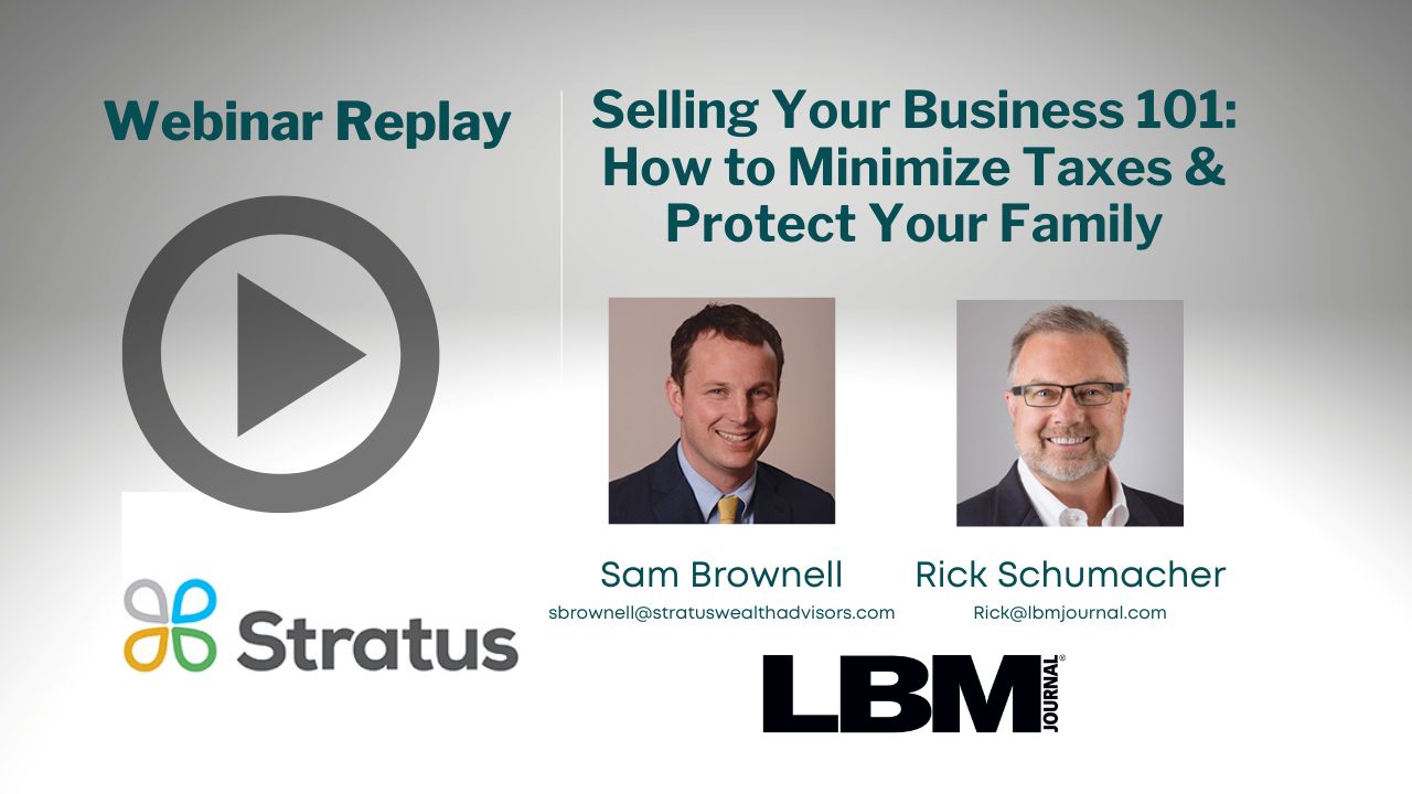 Webinar Replay: Selling Your Business 101: How to Minimize Taxes ...