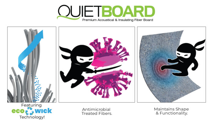 QuietBoard Premium Acoustical & Insulating Fiber Board