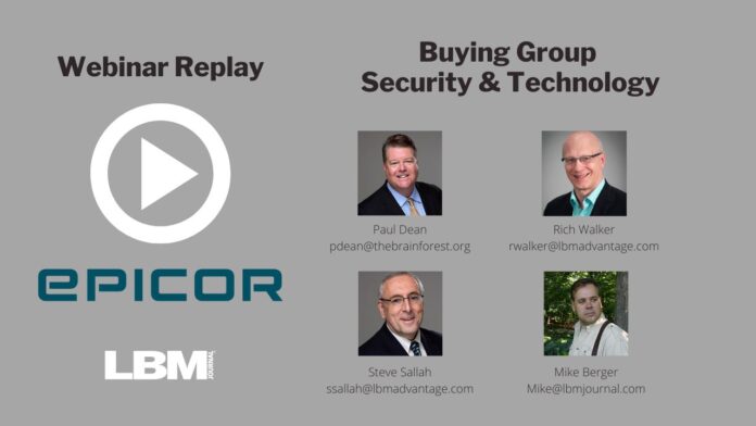 Webinar Replay: LBM Tech Talk: Buying Group Security & Technology