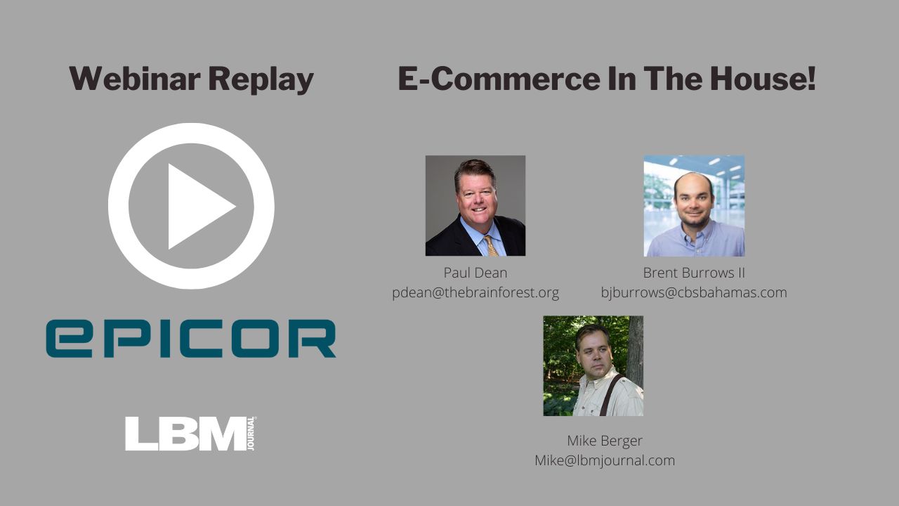 Webinar Replay: E-Commerce In The House!