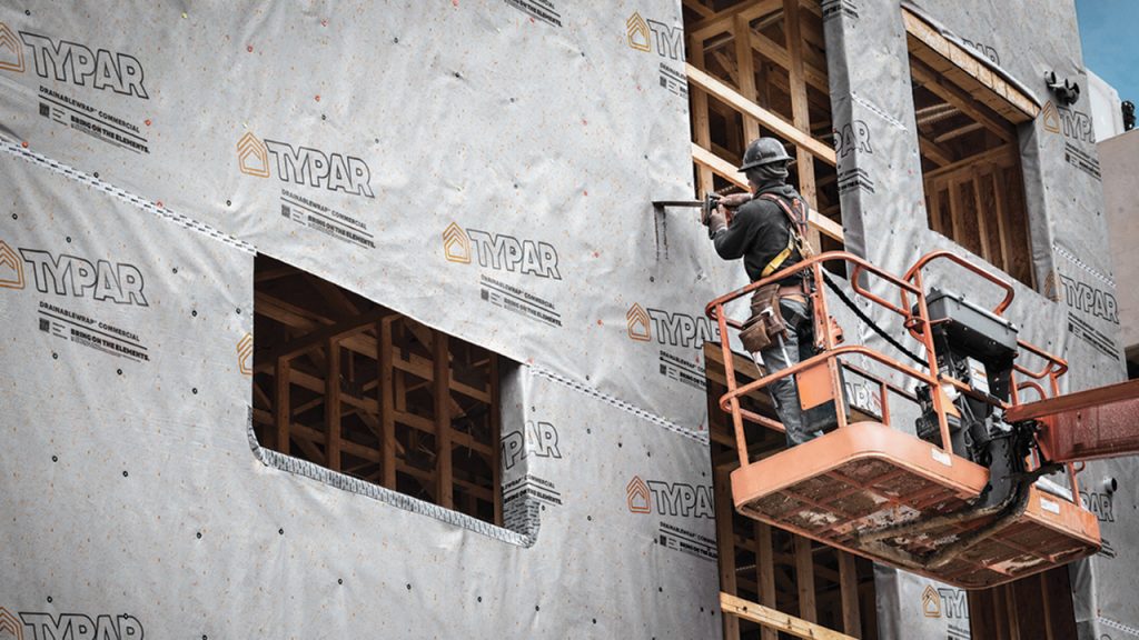 Typar DrainableWrap Commercial building wrap