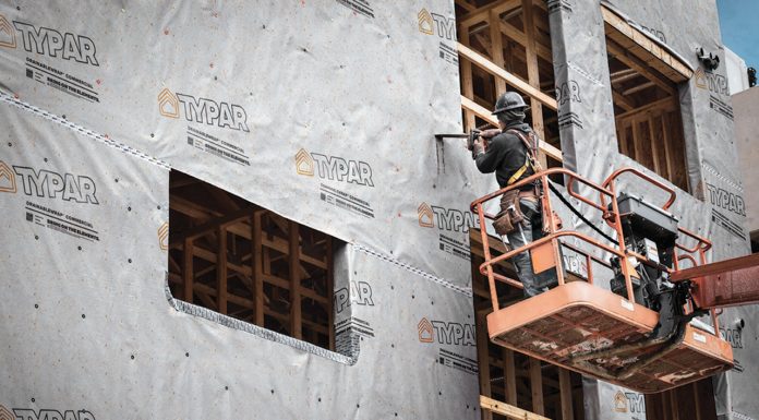 Typar DrainableWrap Commercial building wrap