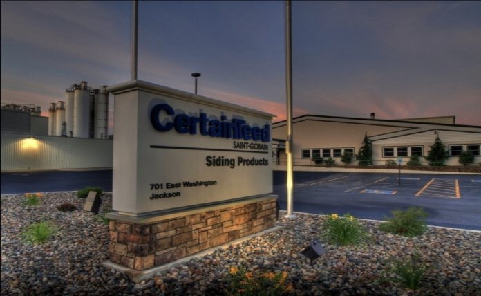 CertainTeed installs water conservation system in Michigan plant