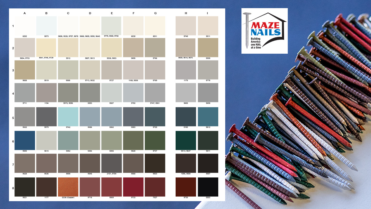 Stainless Steel Trim Nails from Maze Nails