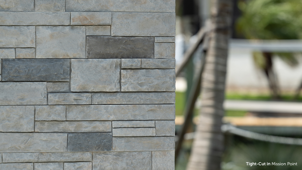 The beauty of stone. The simplicity of siding.