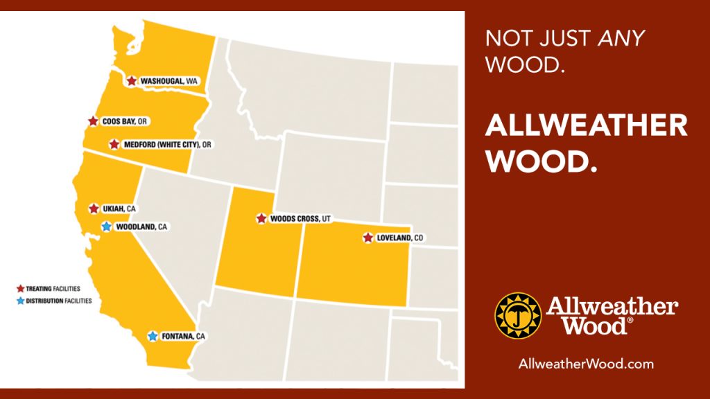 Allweather Wood Treated Lumber, Ready for Whatever Nature Brings