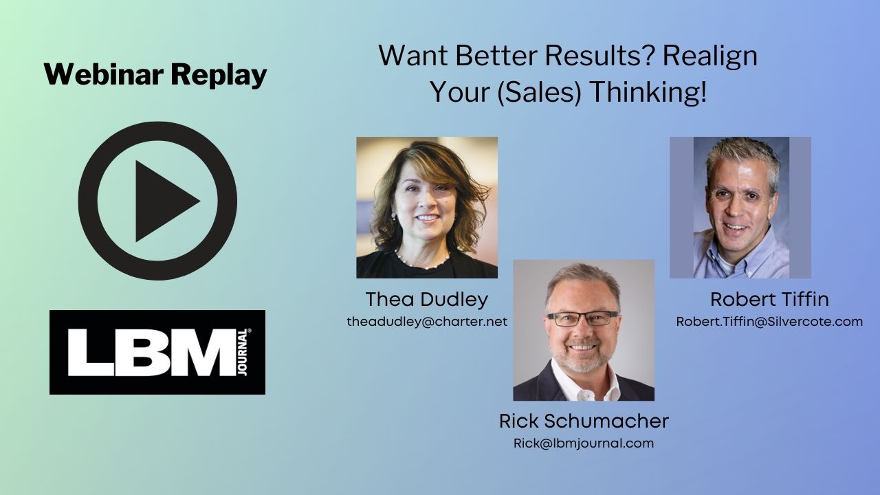 Want Better Results? Realign Your (Sales) Thinking!