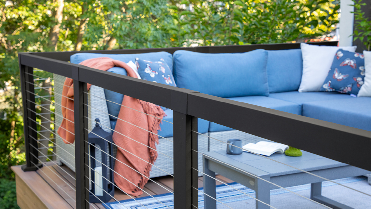 Rdi® Railings Award Winning Elevation™ Rail Provides A Fast Install For Unobstructed Views