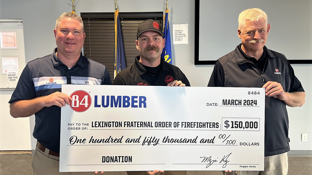 Bay Pines Fisher House receives $100K donation from 84 Lumber