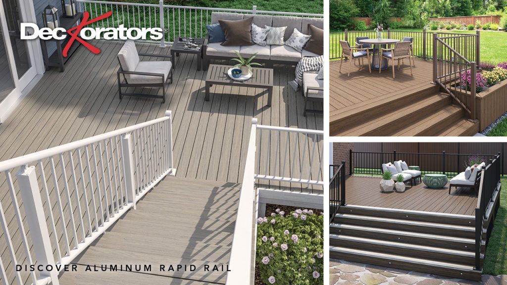Deckorators Aluminum Rapid Rail System