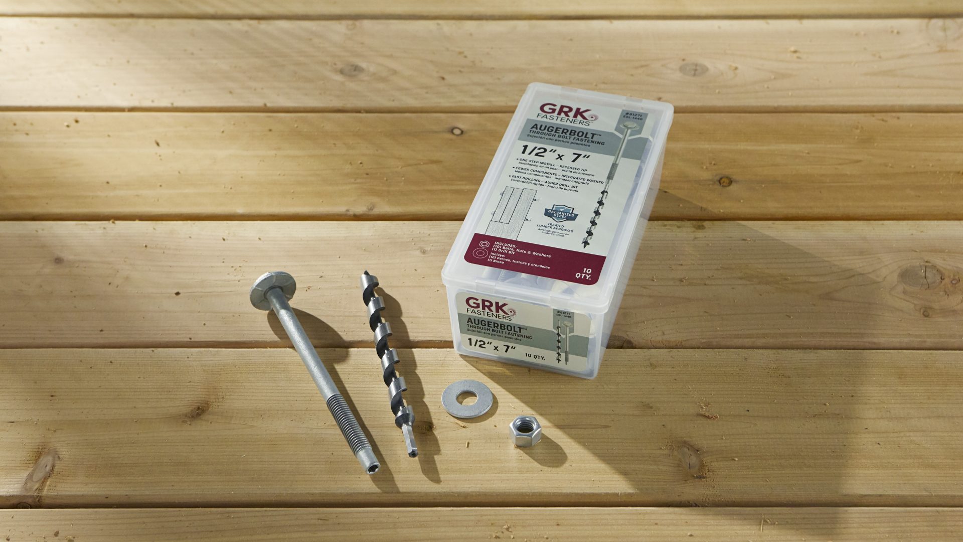 GRK Fasteners’ AugerBolt: Drilling and through bolt installation all in one step