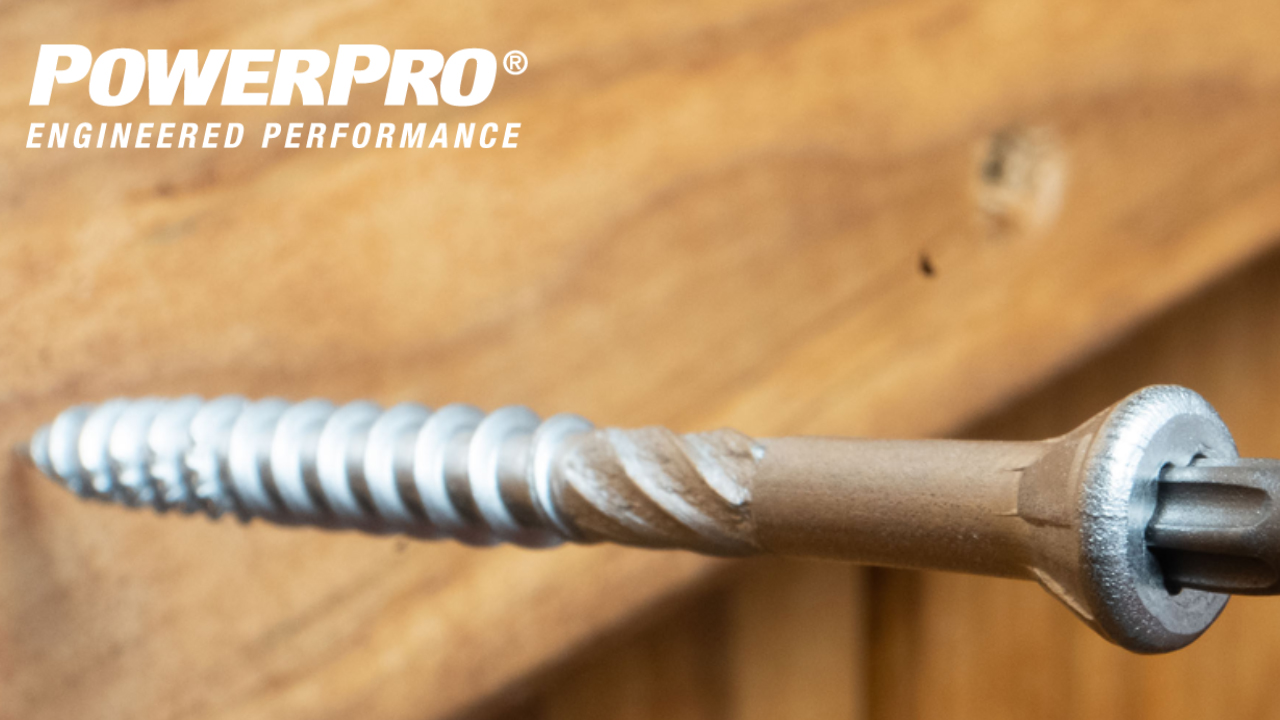 Power Pro Exterior Trim Screws: Low Profile, High Performance