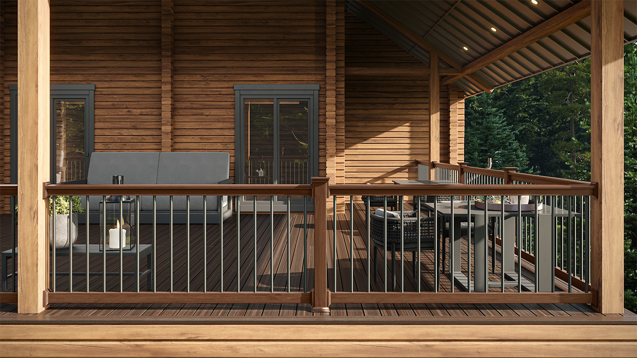 Envision introduces wood-look vinyl deck railing