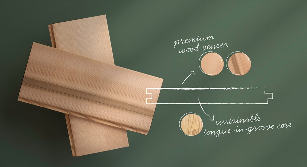 Vertical Grain Engineered Wood Cladding