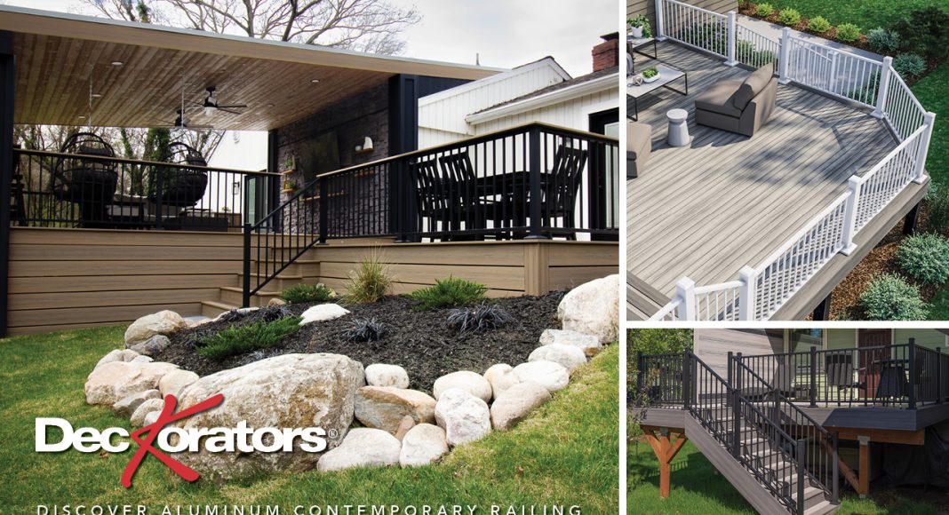 Aluminum Contemporary Railing from Deckorators