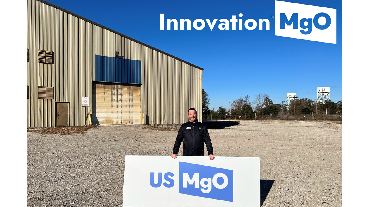 US MgO to construct 1st panel manufacturing plant in Wilmington, NC